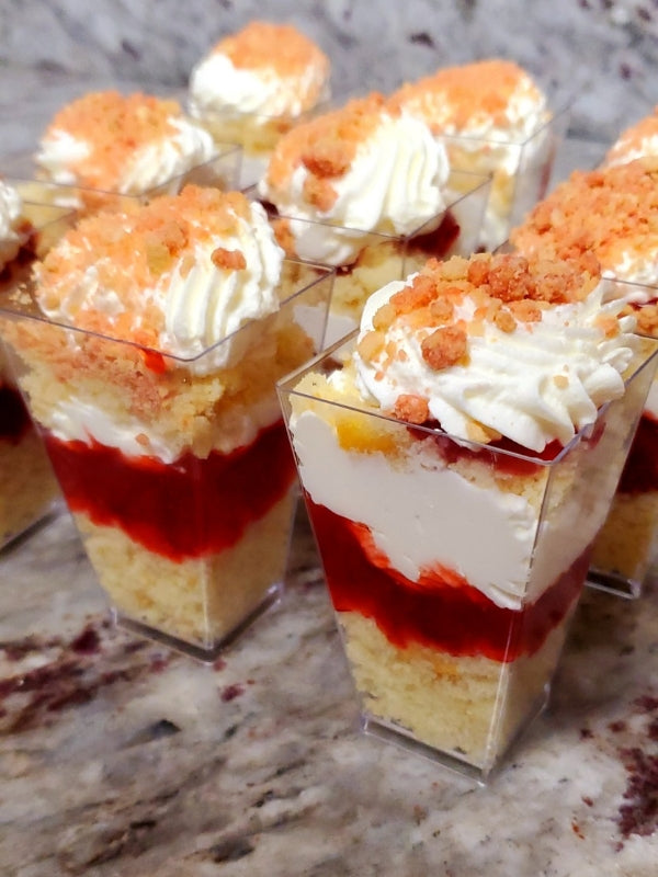 Strawberry Shortcake Shooters – Cake + Batter Co